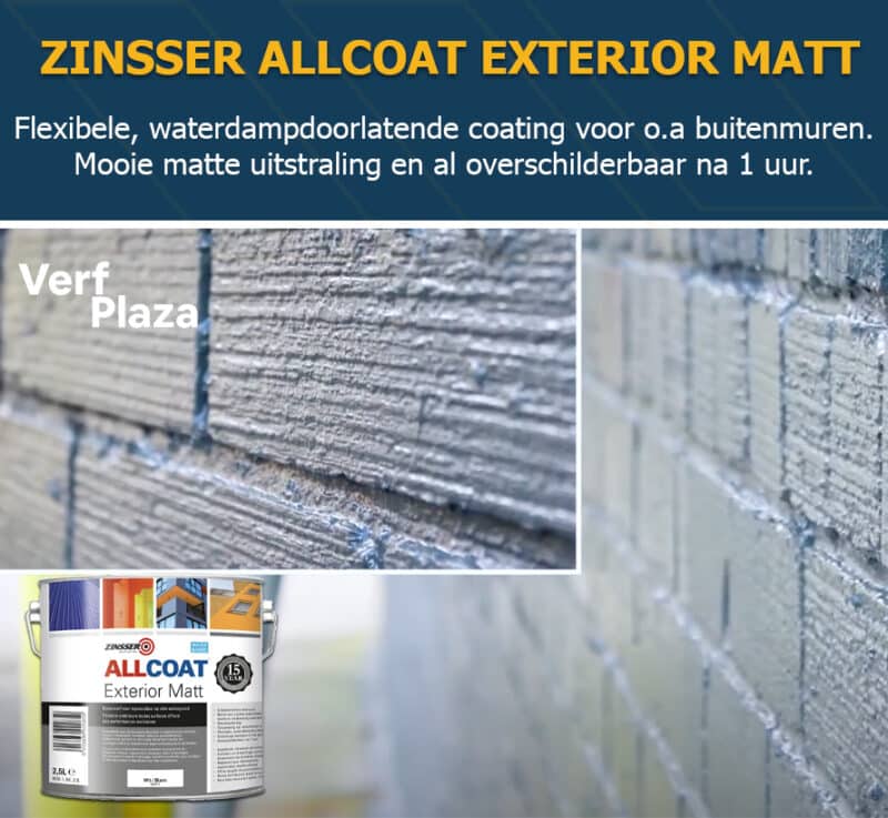 Zinsser Allcoat Exterior Matt kopen? - Verfplaza
