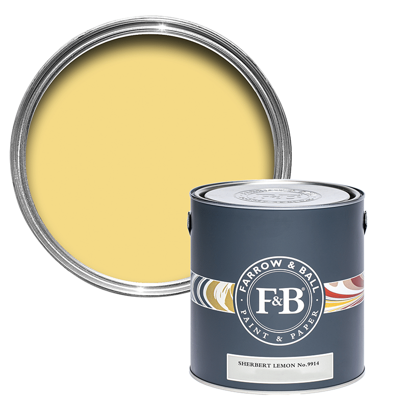 Farrow and Ball Sherbert Lemon No. 9914 - Verfplaza
