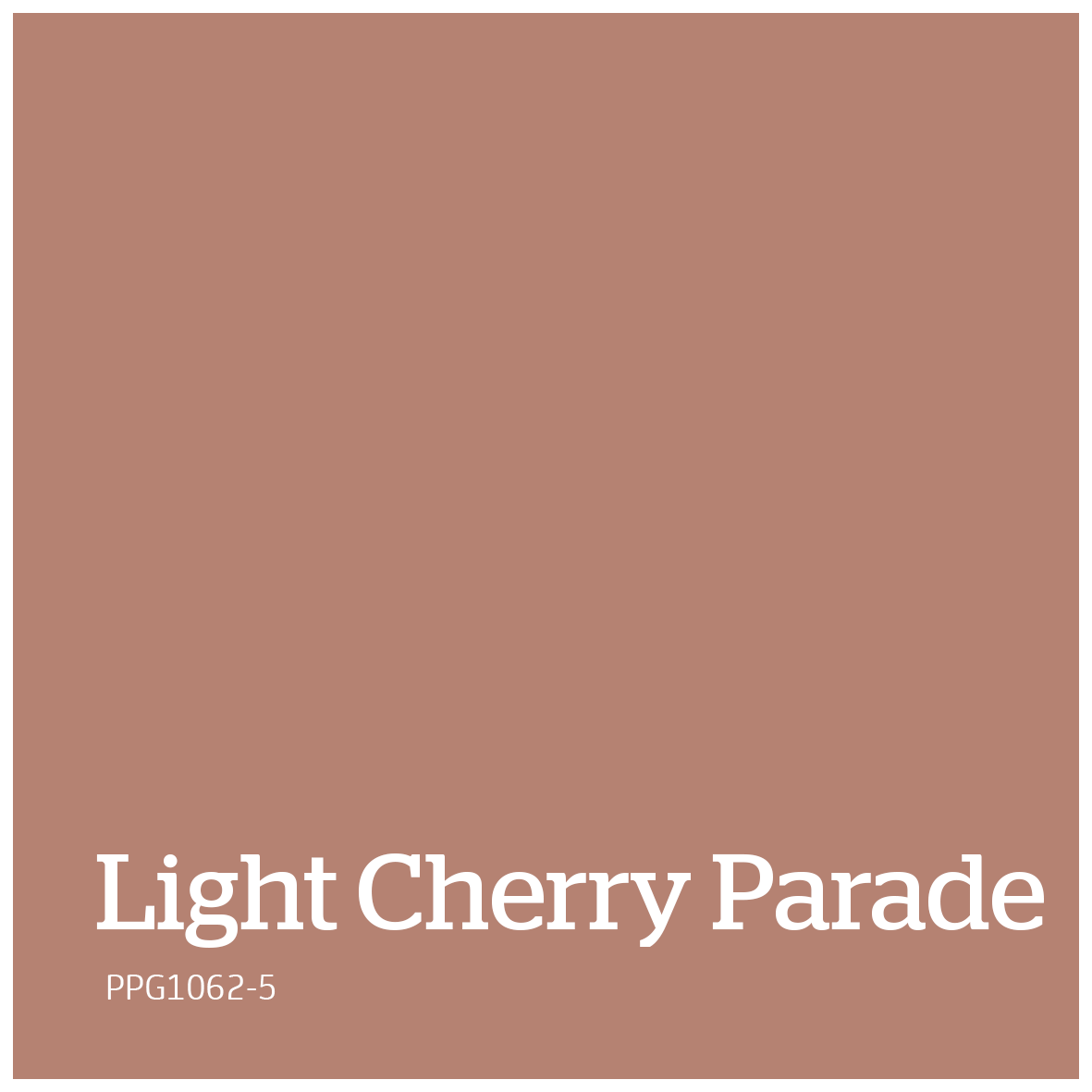 Kleur Light Cherry Parade PPG1062-5 kopen? Verf-plaza