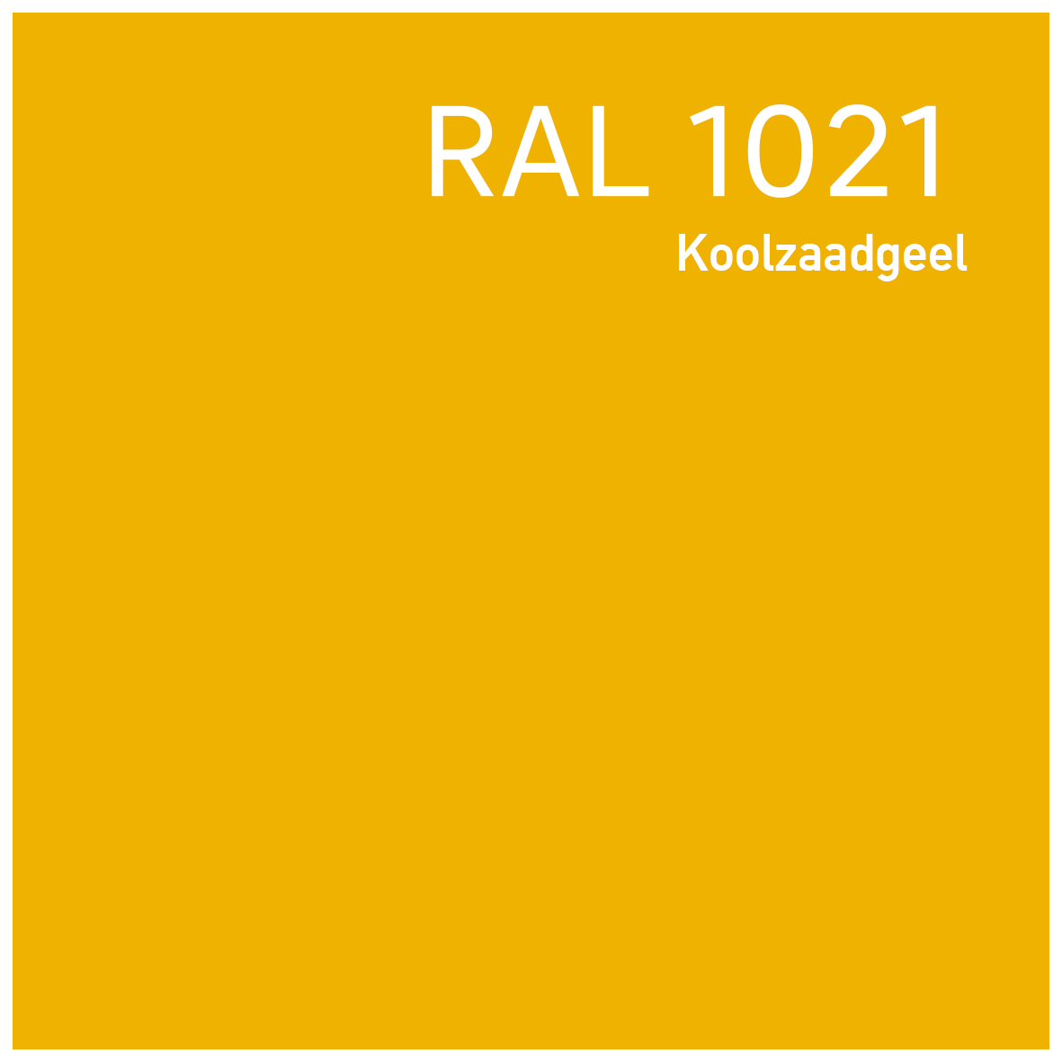 RAL 1021 Koolzaadgeel - Verfplaza