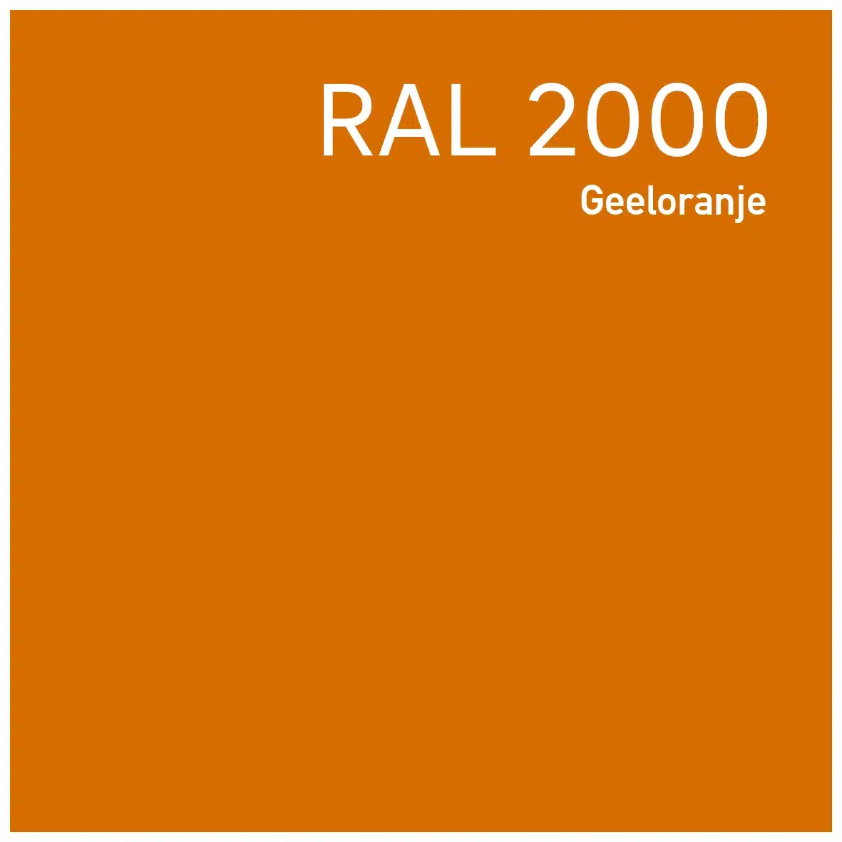 RAL 2000 Geeloranje kopen? Bestel online