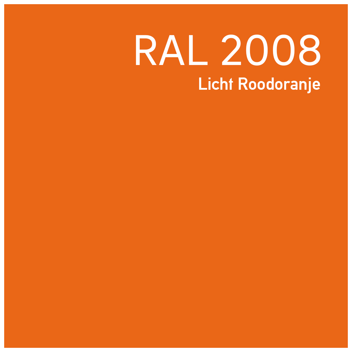 RAL 2008 Licht roodoranje - Verfplaza