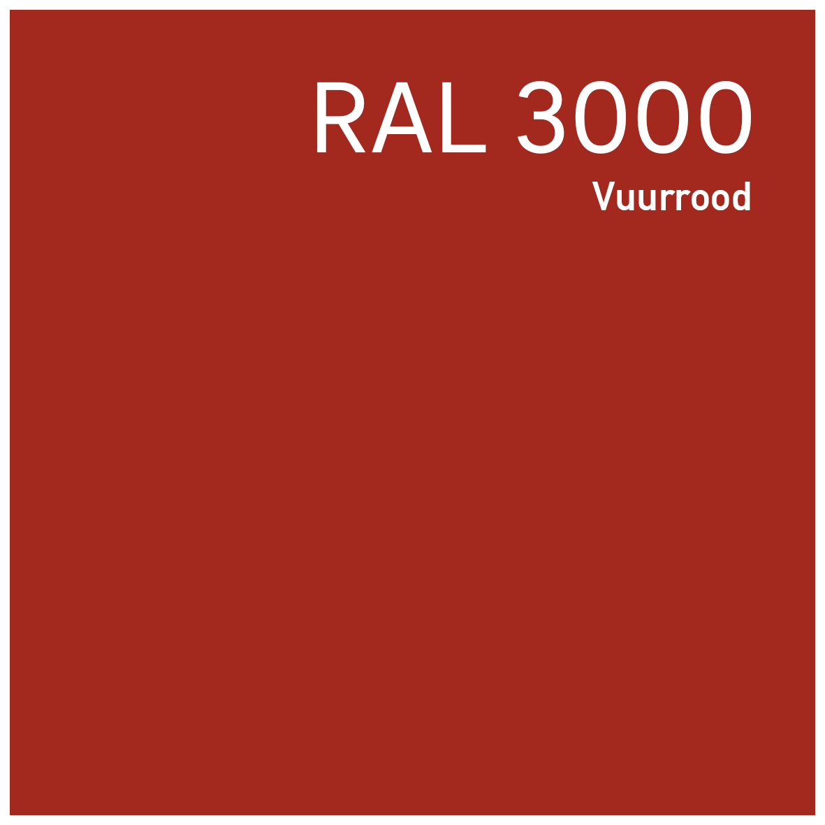 RAL 3000 Vuurrood - Verfplaza