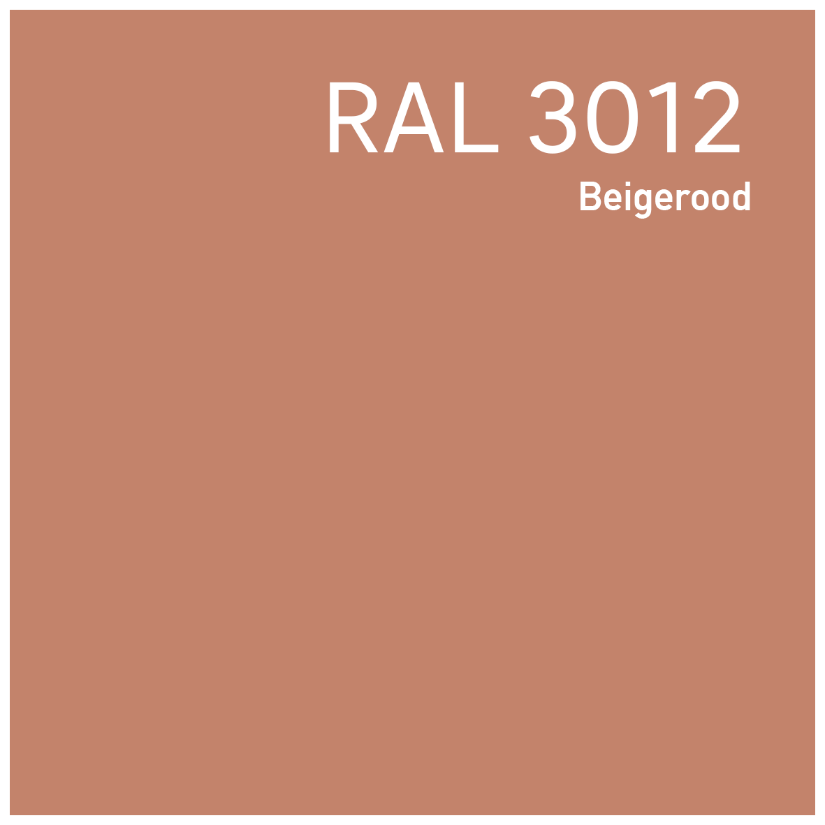 RAL 3012 Beigerood - Verfplaza