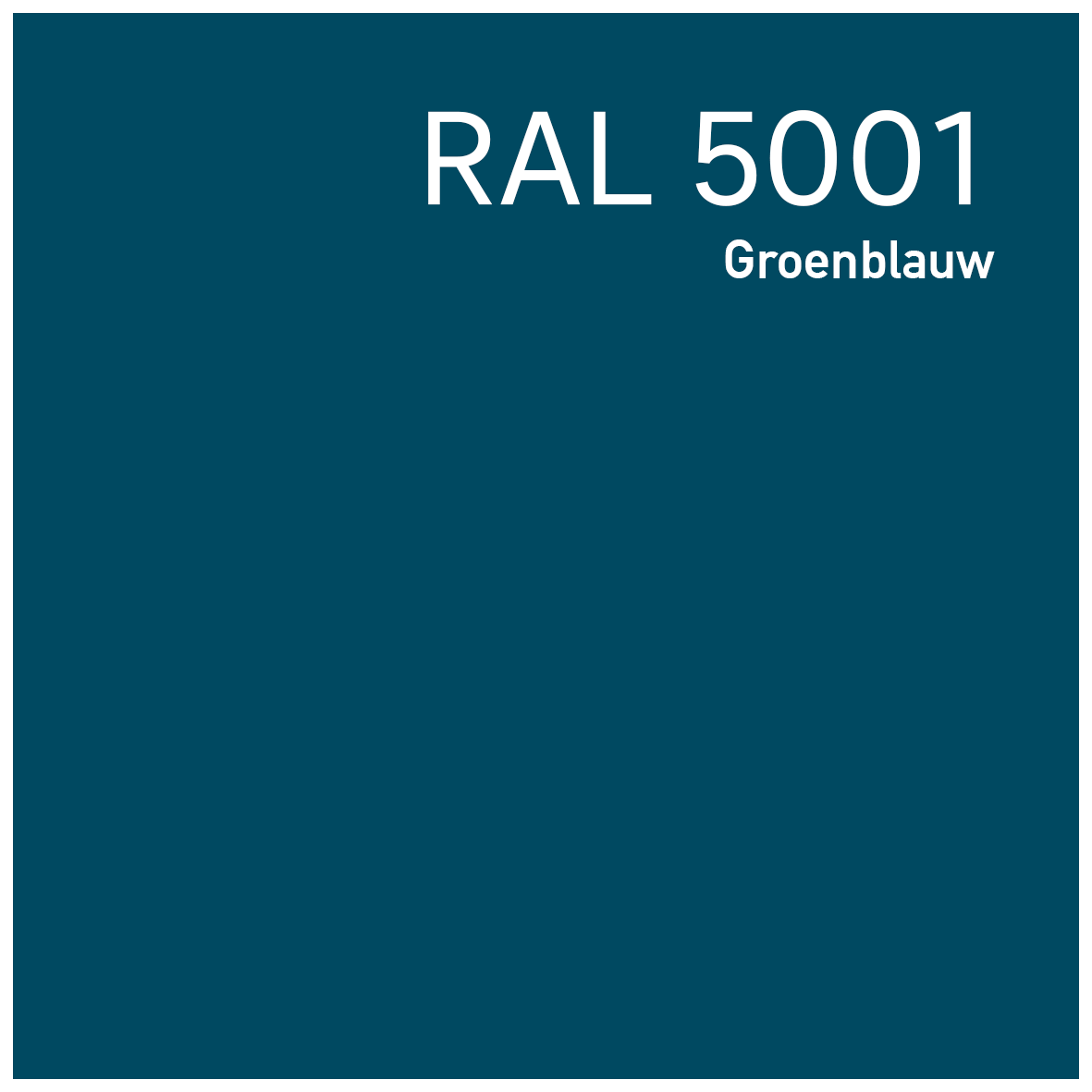 RAL 5001 Groenblauw - Verfplaza
