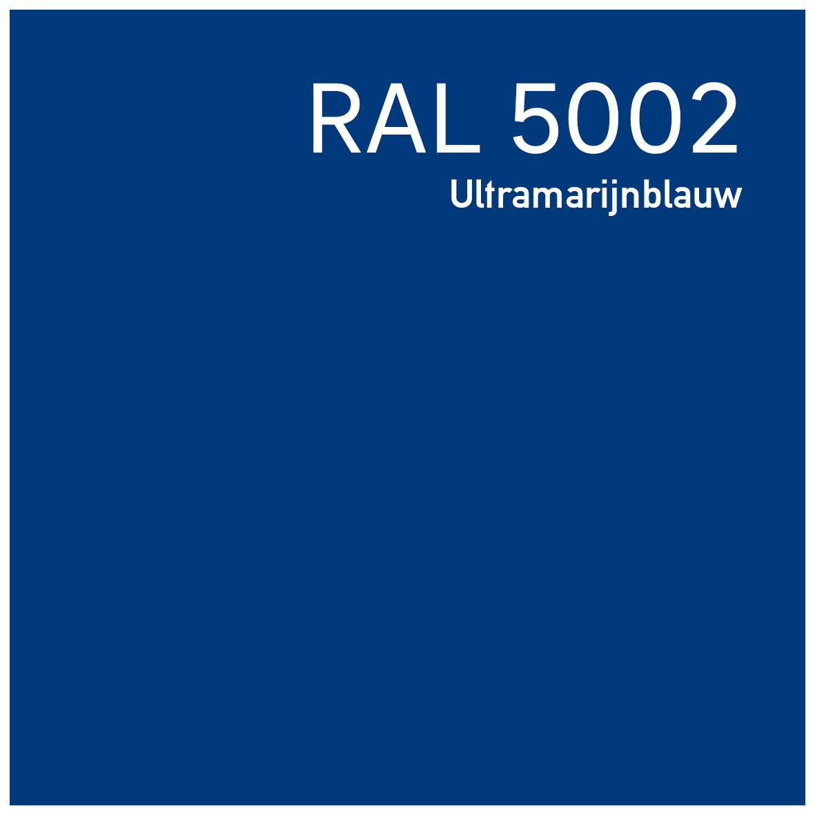 RAL 5002 Ultramarijnblauw - Verfplaza