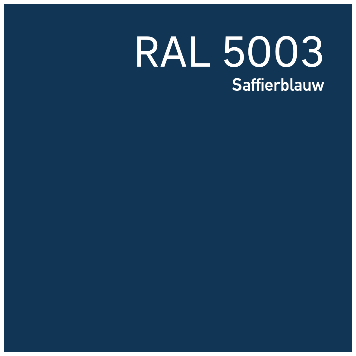 RAL 5003 Saffierblauw - Verfplaza