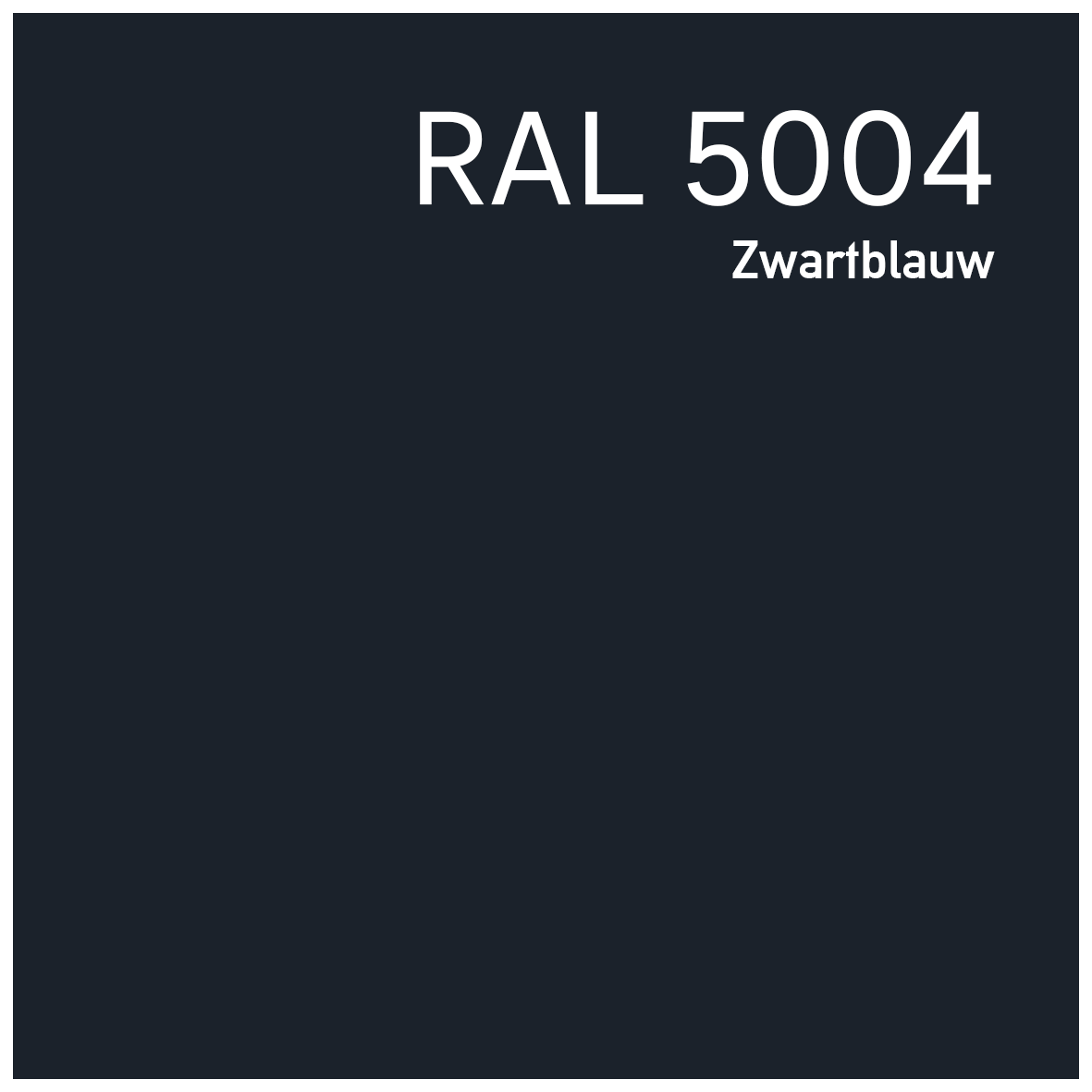 RAL 5004 Zwartblauw - Verfplaza