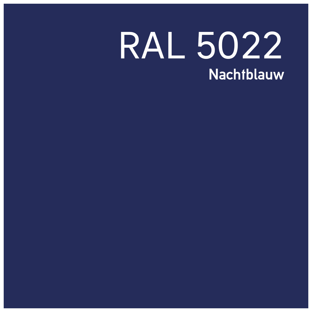 RAL 5022 Nachtblauw - Verfplaza