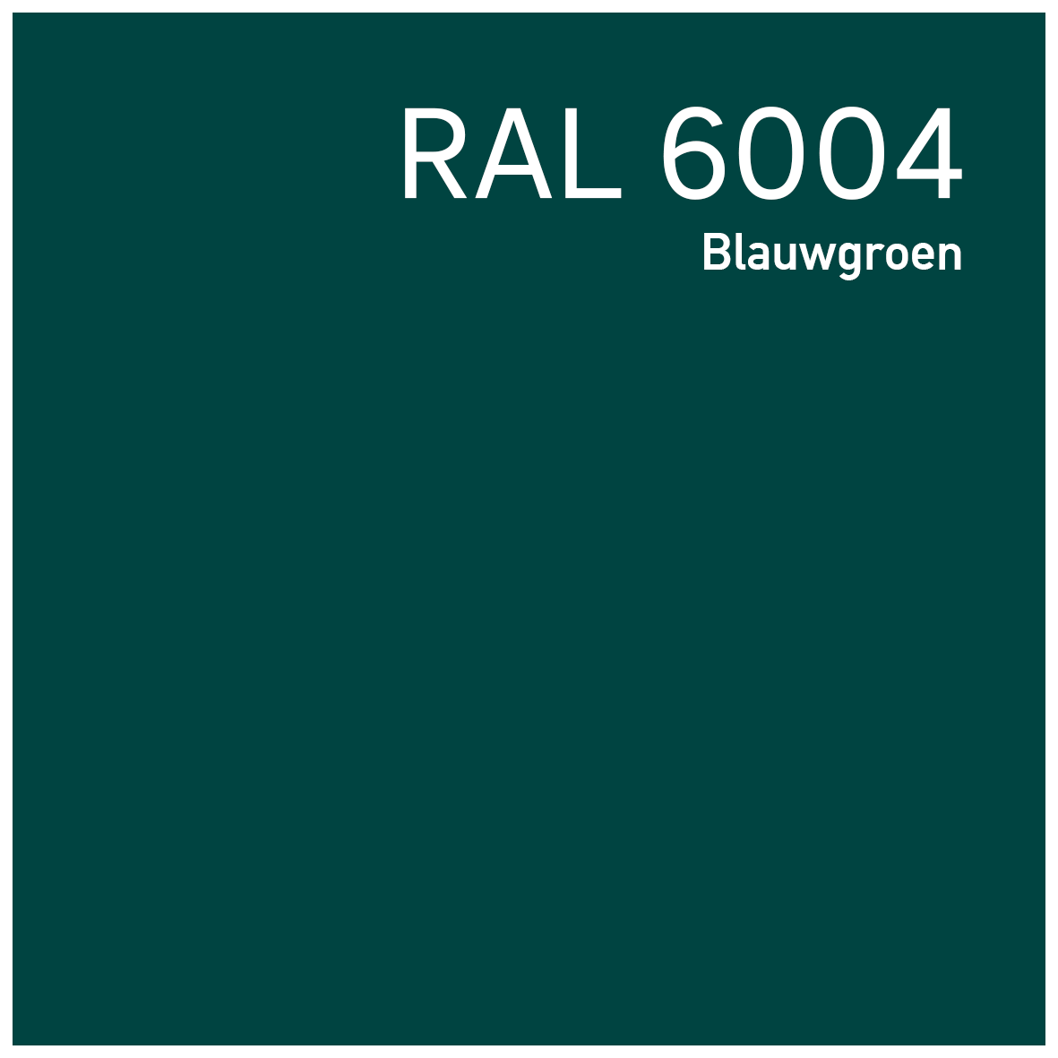 RAL 6004 Blauwgroen - Verfplaza
