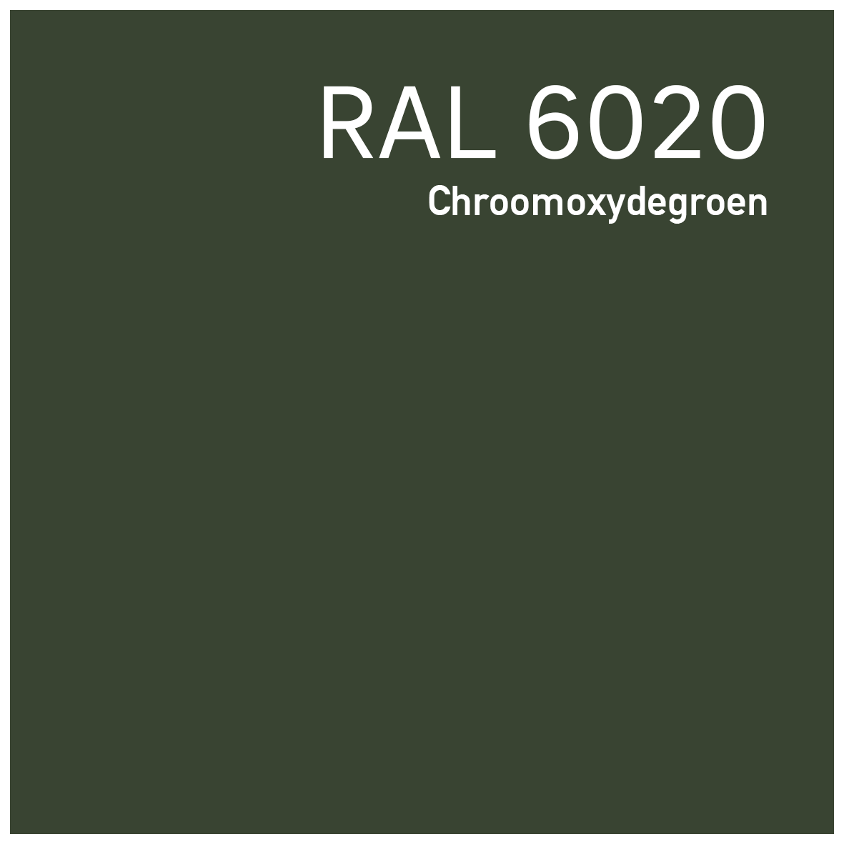 RAL 6020 Chroomoxydegroen - Verfplaza