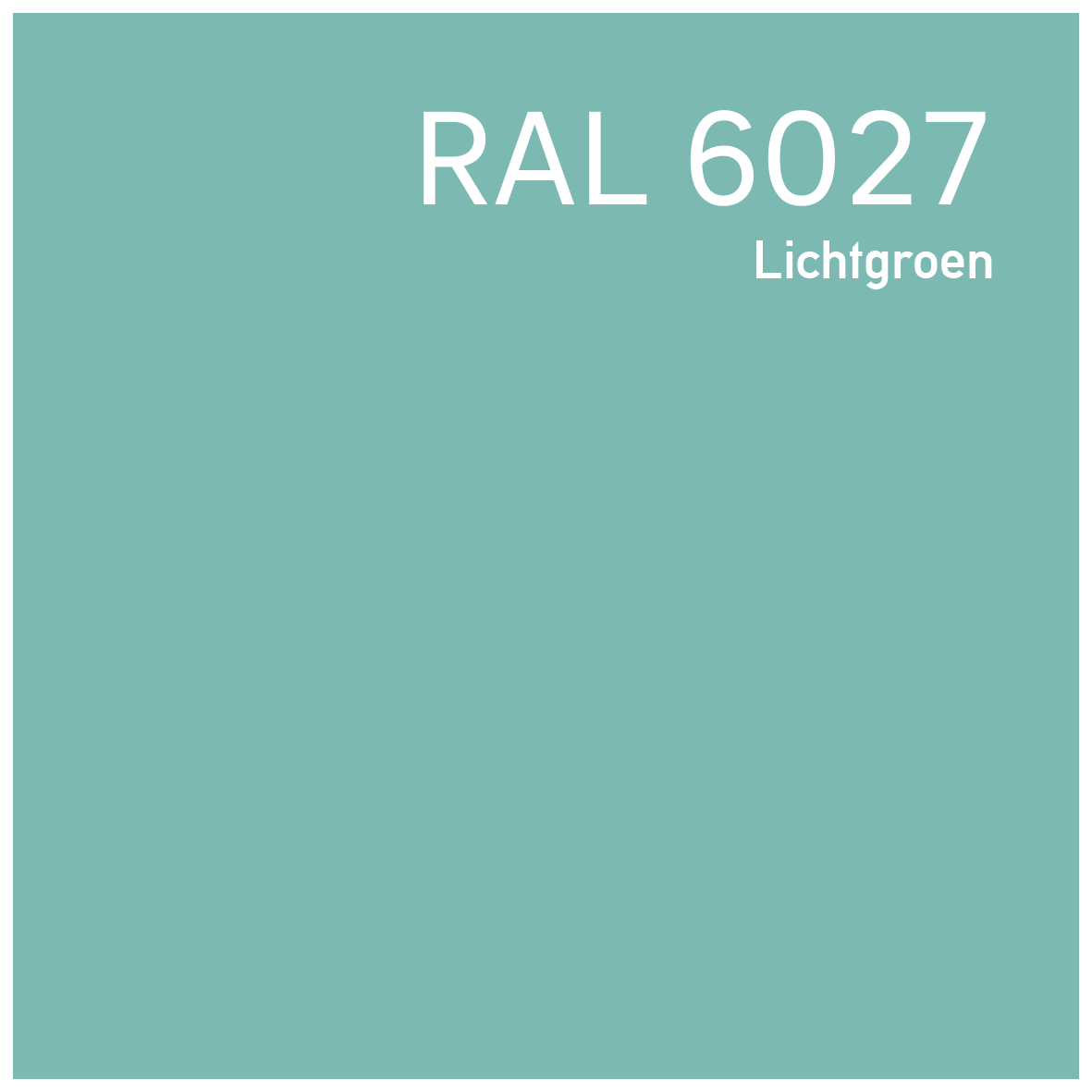 RAL 6027 Lichtgroen - Verfplaza