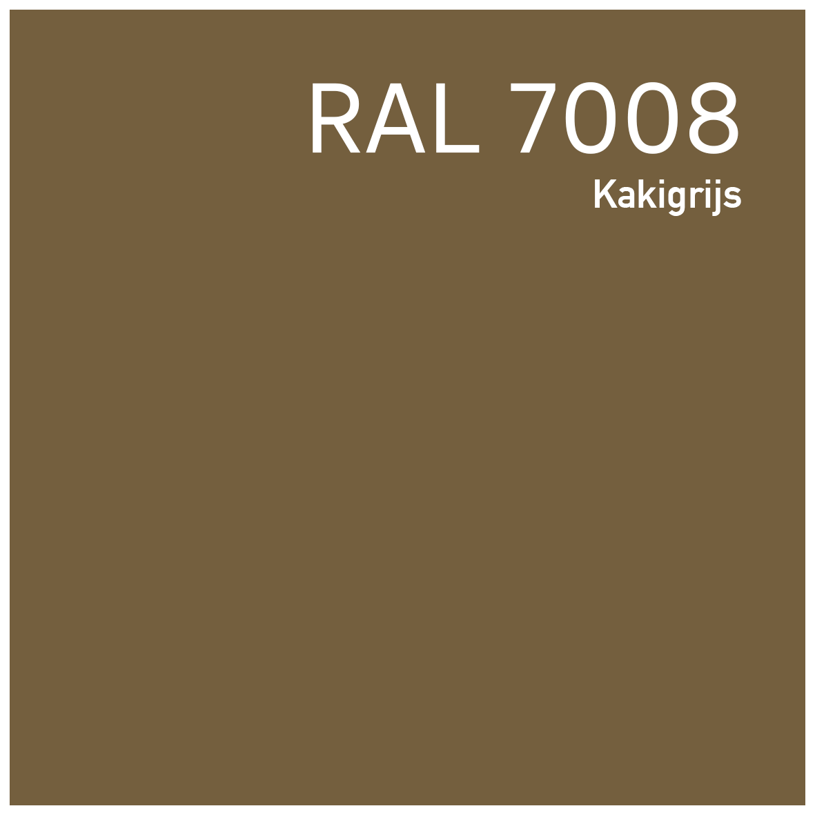 RAL 7008 Kakigrijs - Verfplaza