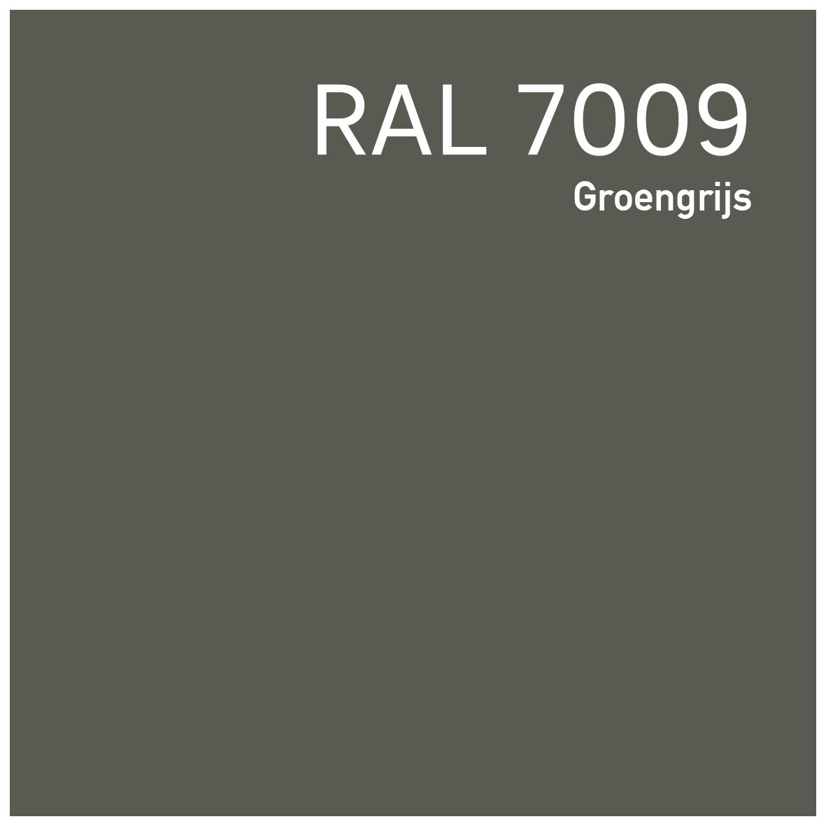 RAL 7009 Groengrijs - Verfplaza