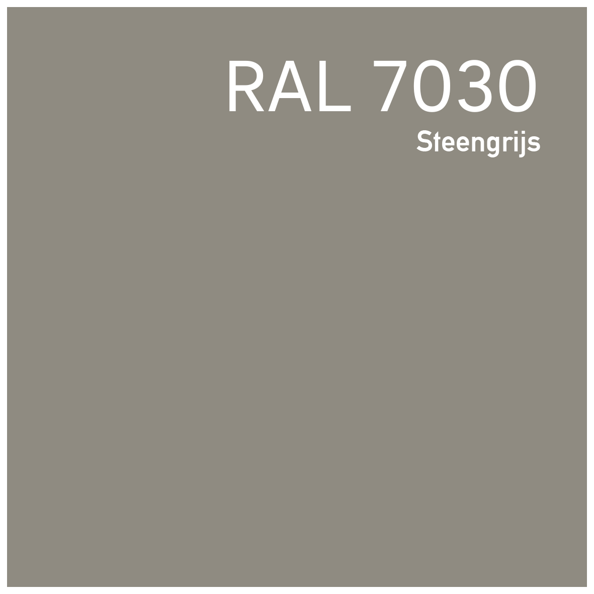 RAL 7030 Steengrijs - Verfplaza