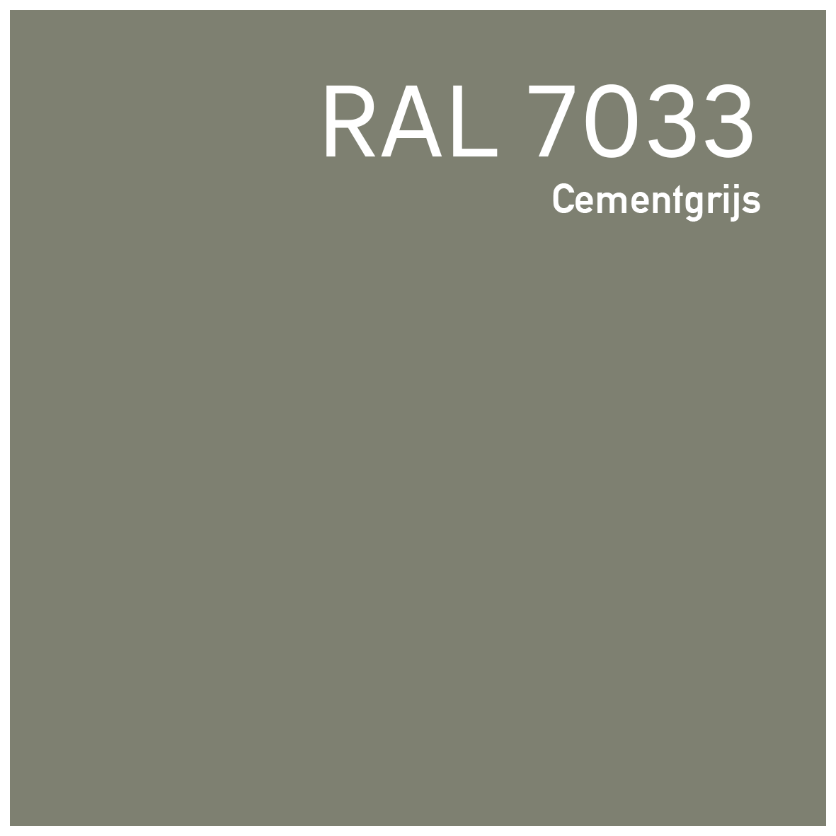 RAL 7033 Cementgrijs - Verfplaza
