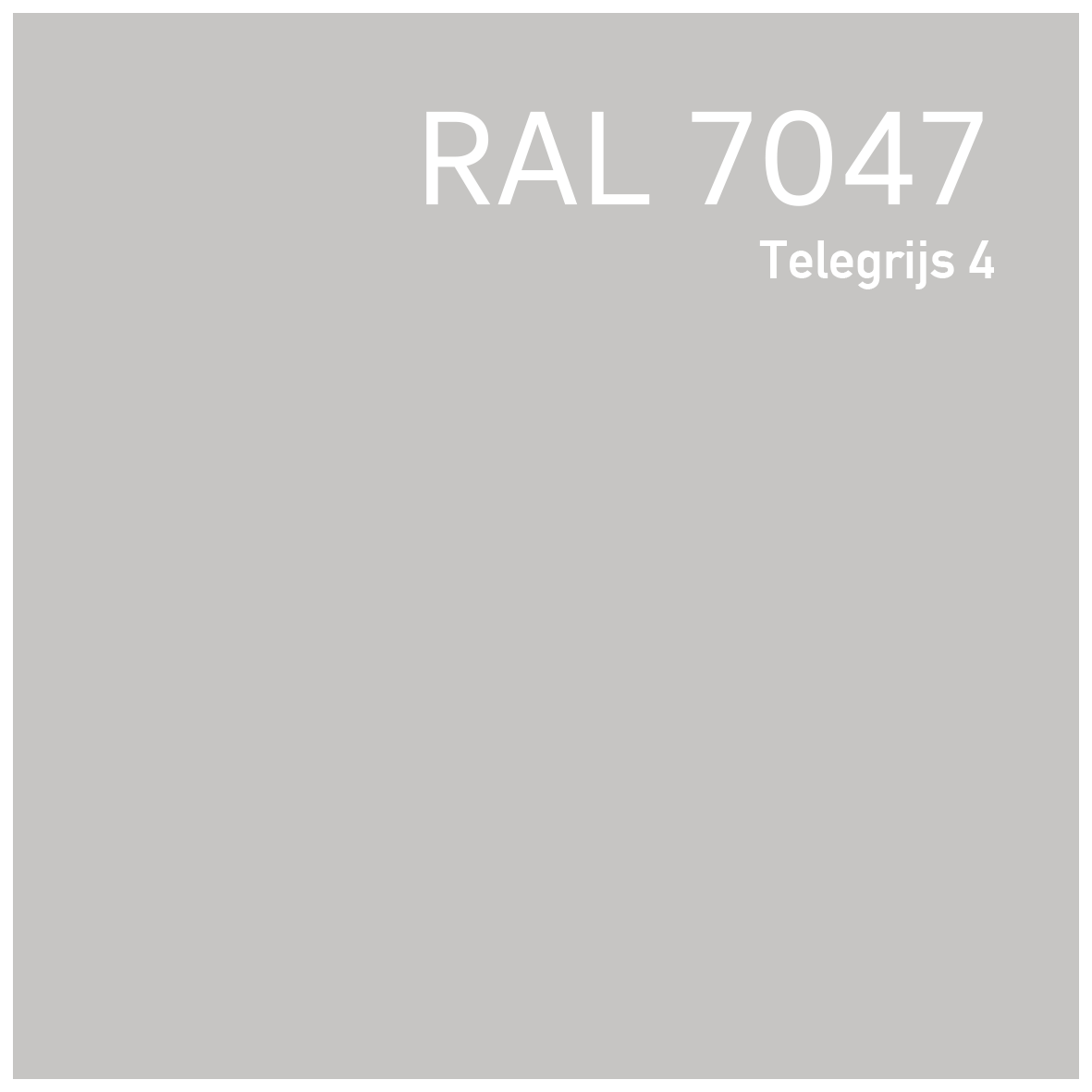 RAL 7047 Telegrijs 4 - Verfplaza
