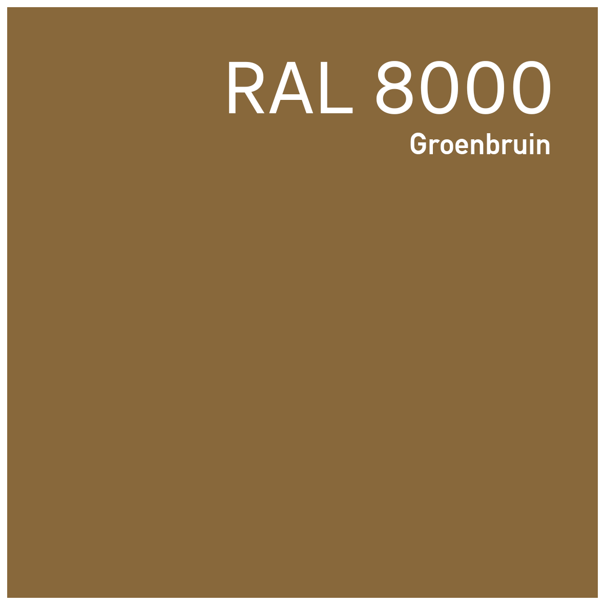 RAL 8000 Groenbruin - Verfplaza