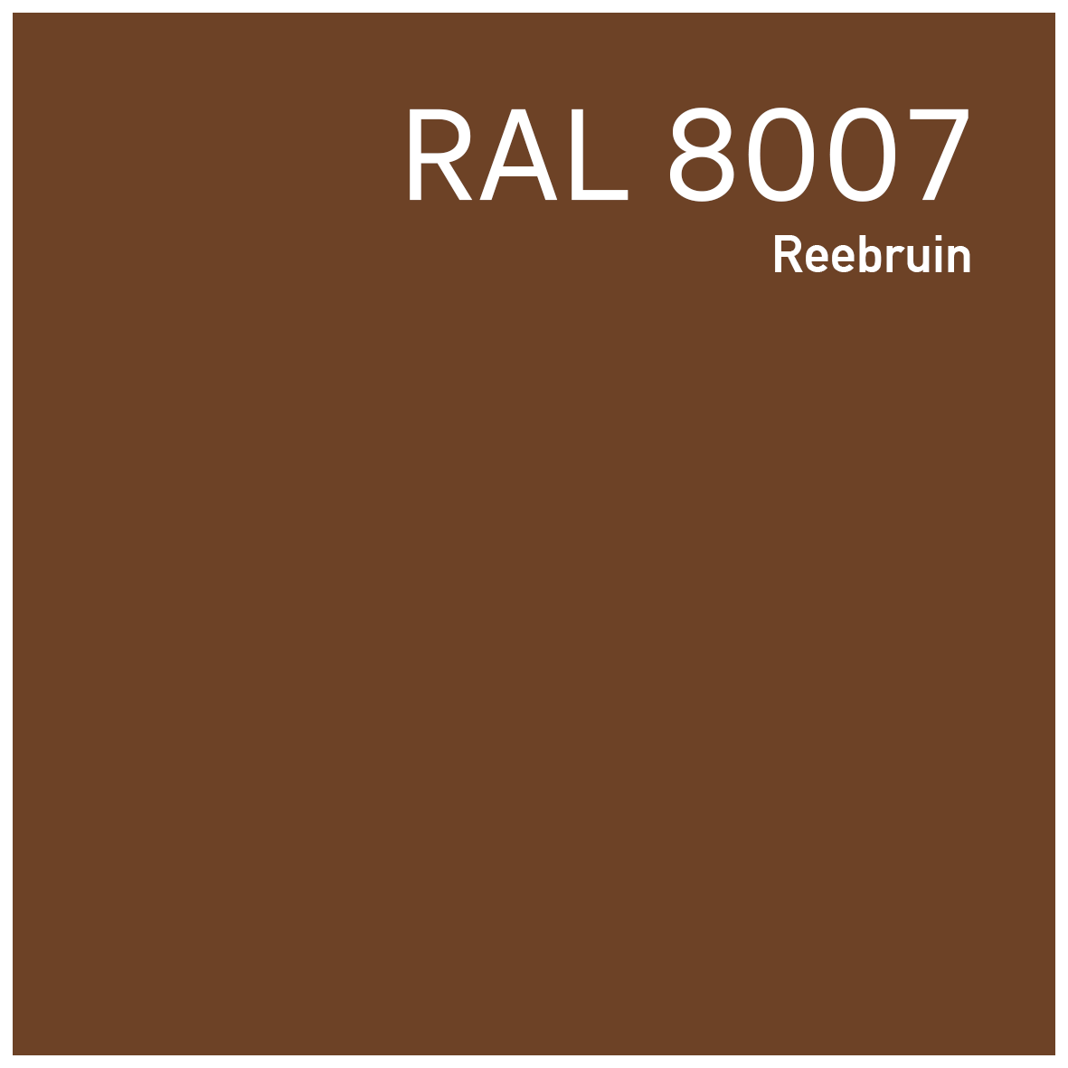 RAL 8007 Reebruin - Verfplaza