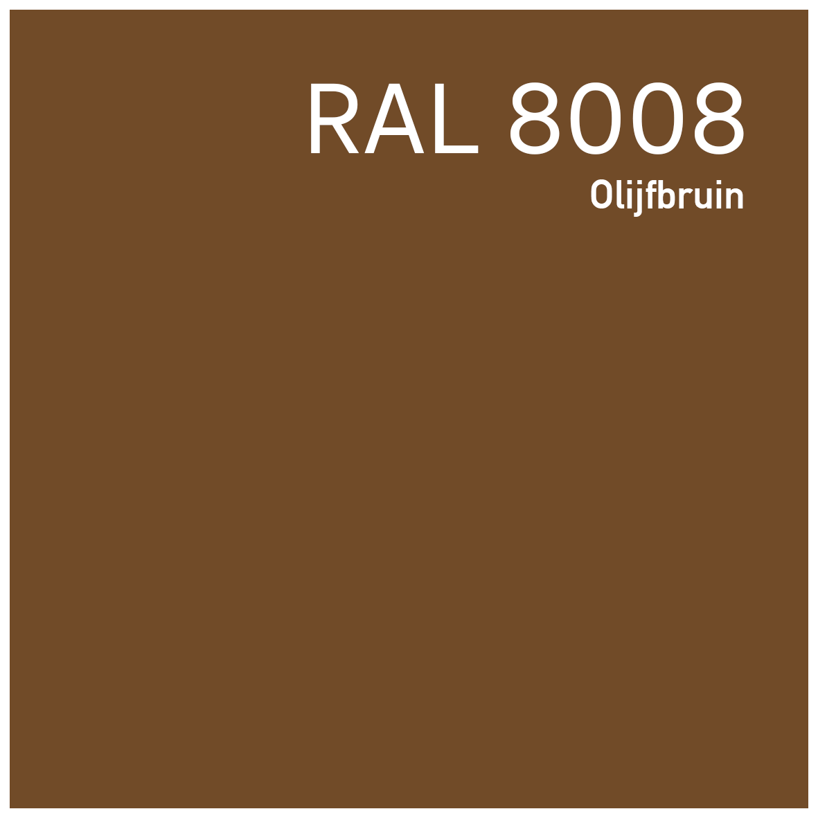 RAL 8008 Olijfbruin - Verfplaza