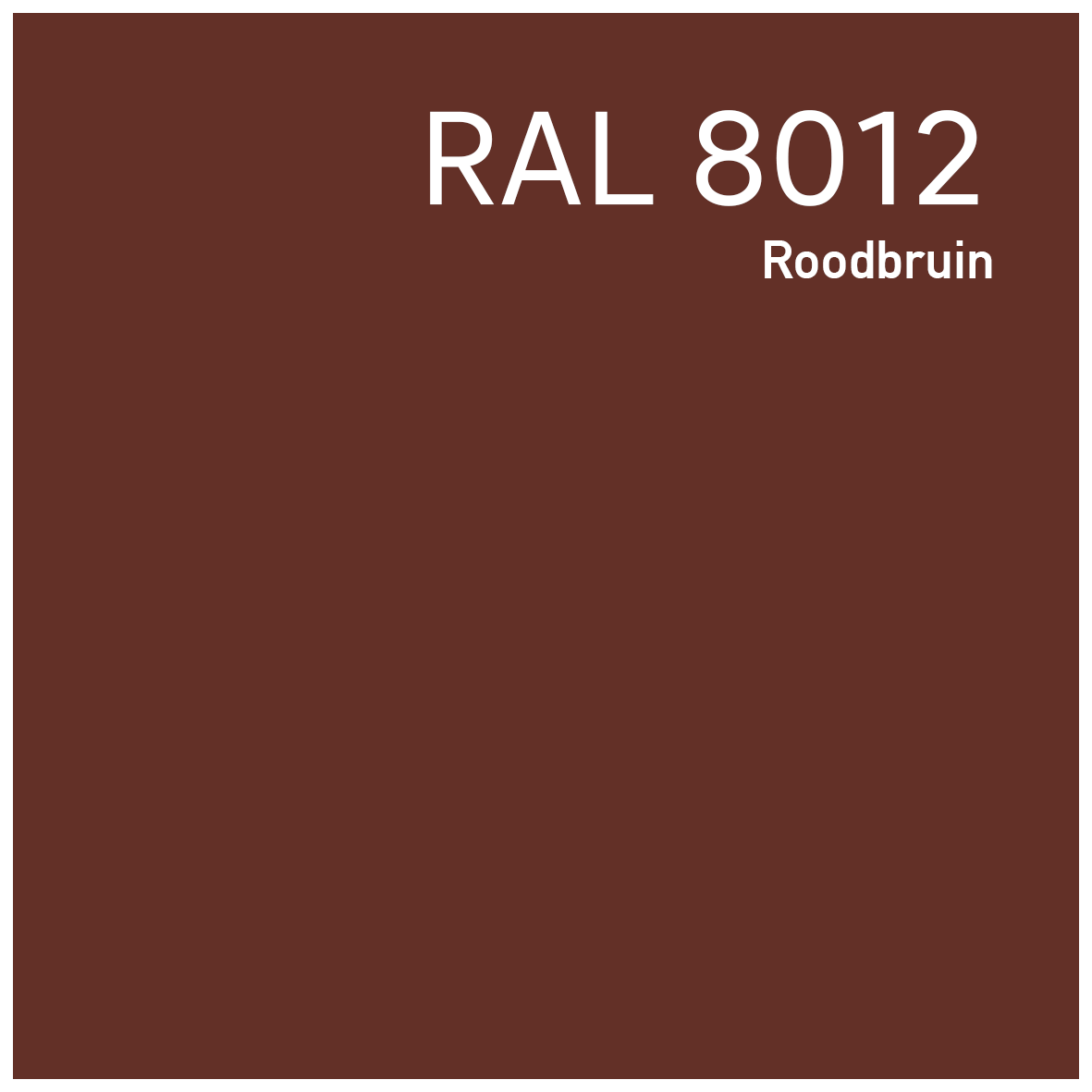 RAL 8012 Roodbruin - Verfplaza