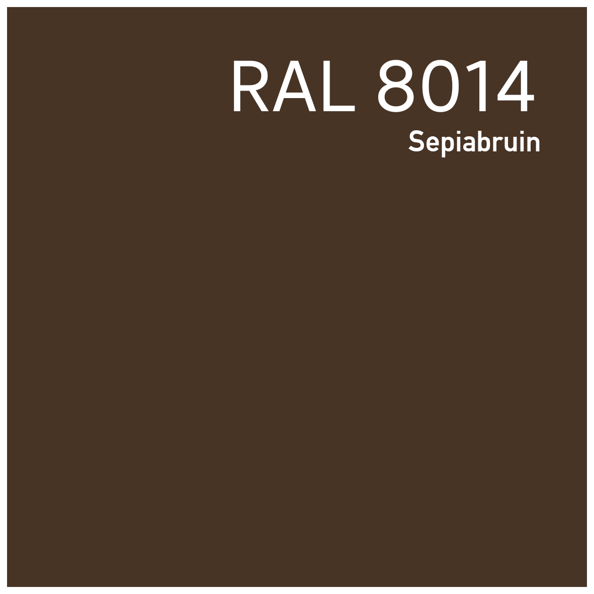 RAL 8014 Sepiabruin - Verfplaza