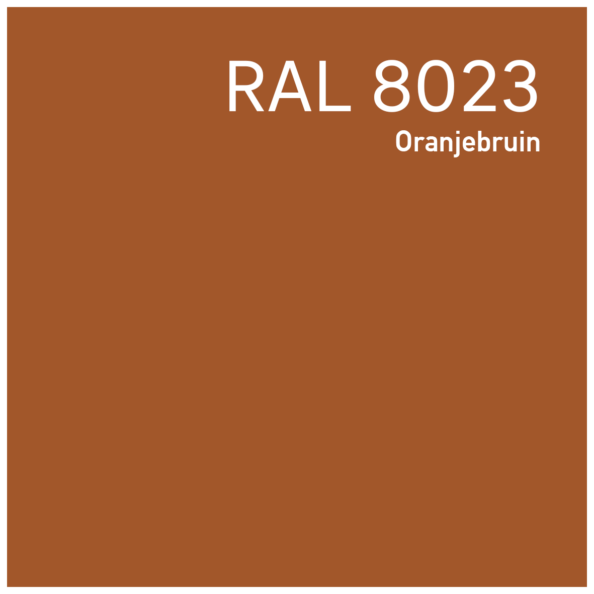 RAL 8023 Oranjebruin - Verfplaza