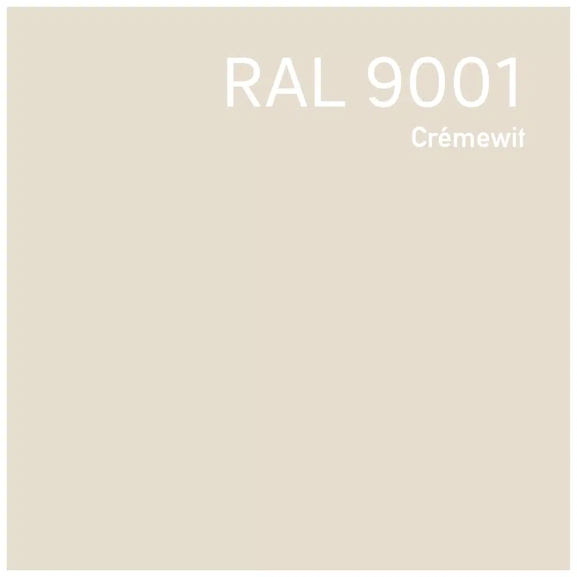RAL 9001 crémewit