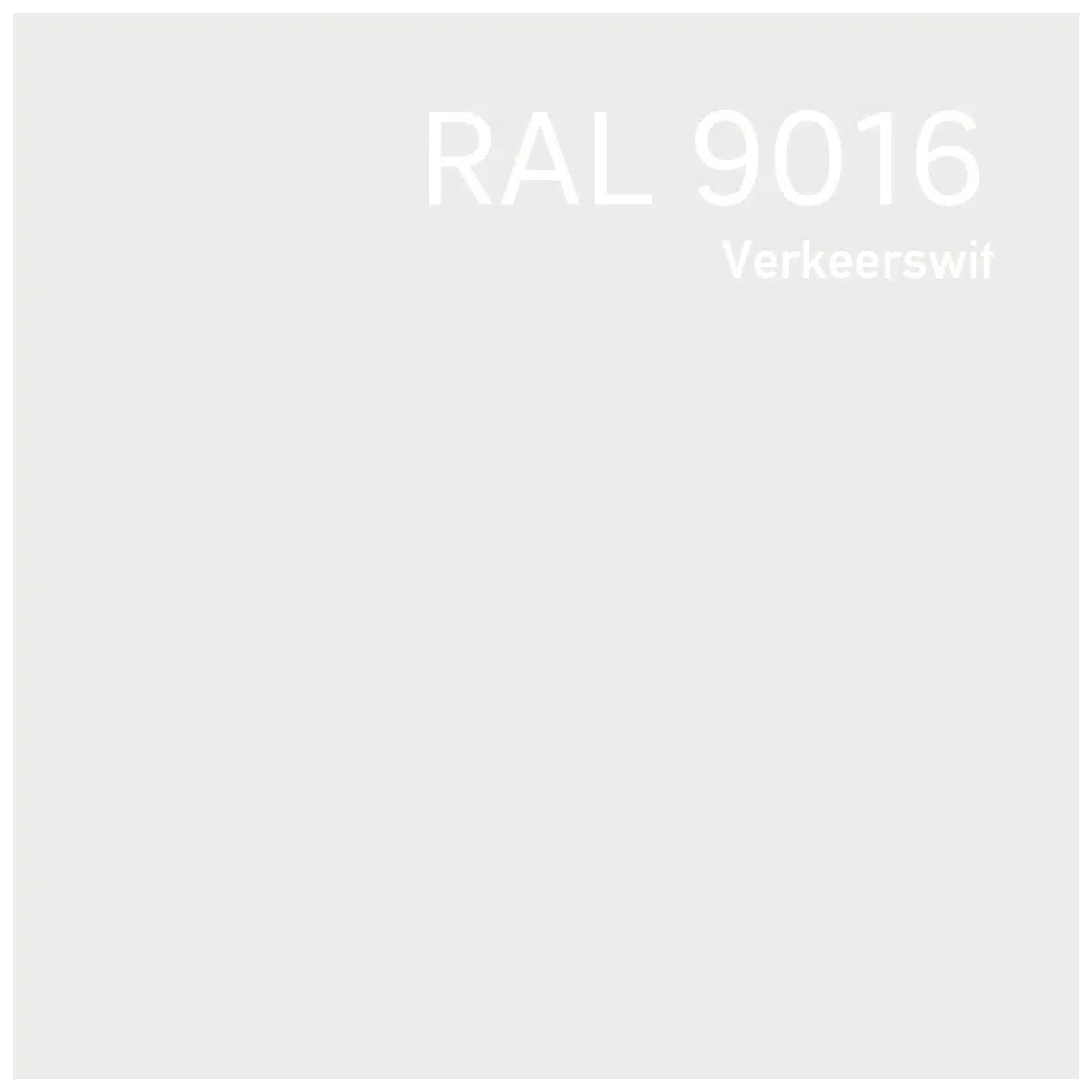 RAL 9016 Verkeersswit | Bekijk en bestel online