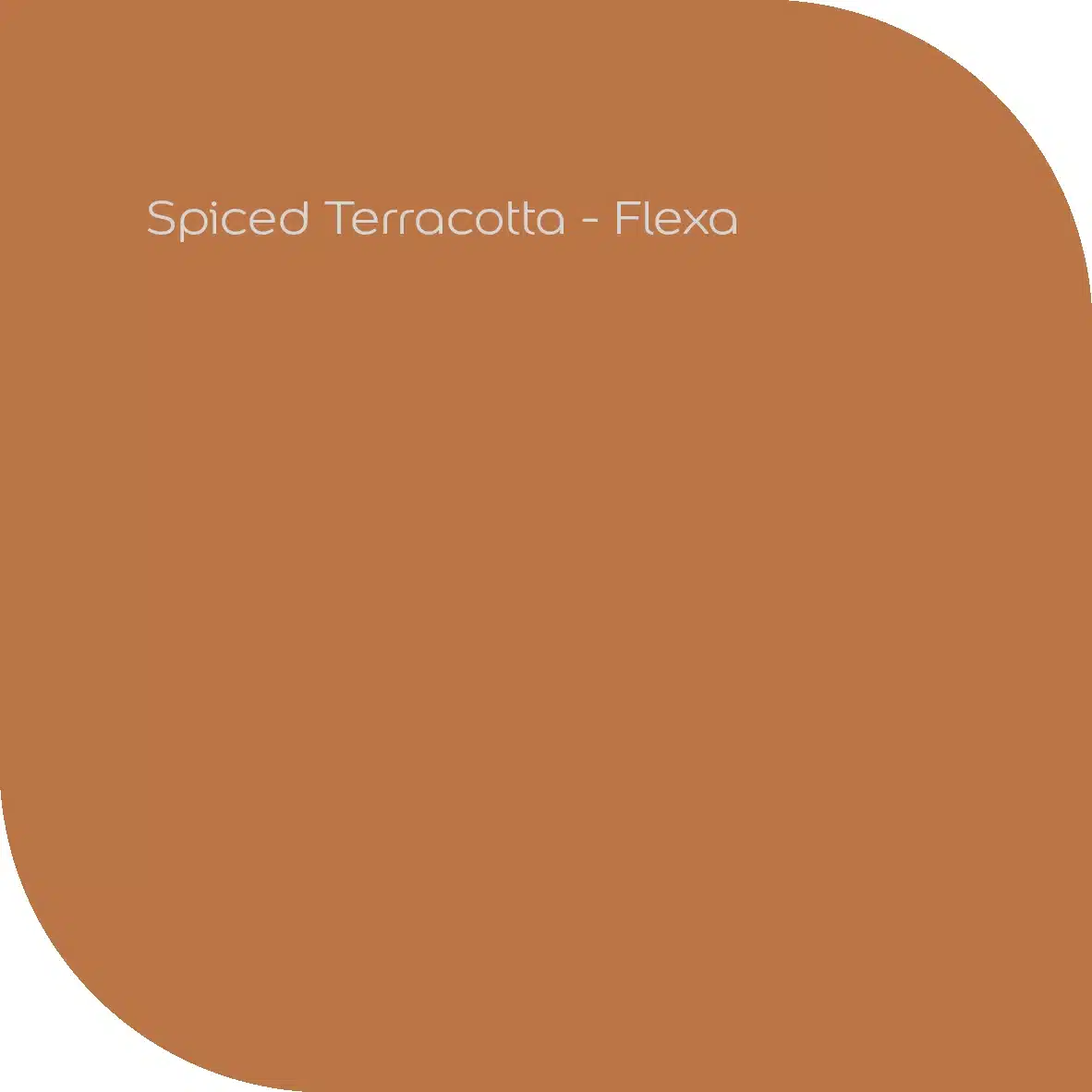 Spiced Terracotta Flexa kleur