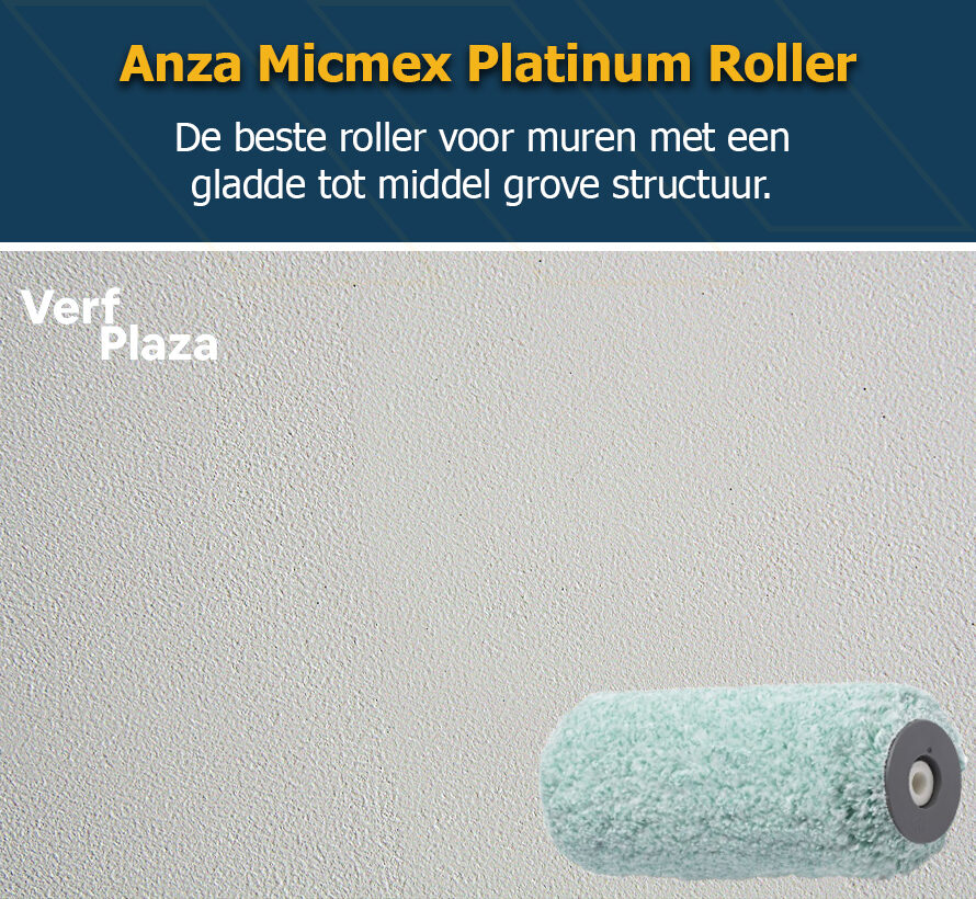 Anza Micmex Platinum Roller | Muurverfroller - Verfplaza