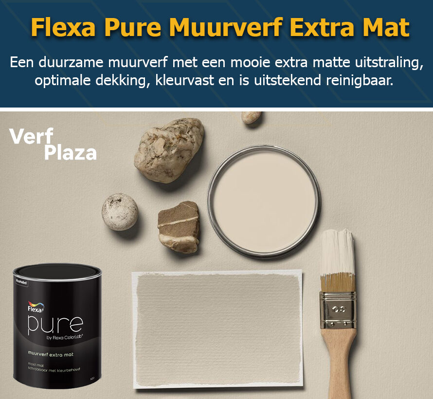 Flexa Pure Muurverf Extra Mat - 25% korting - Verfplaza