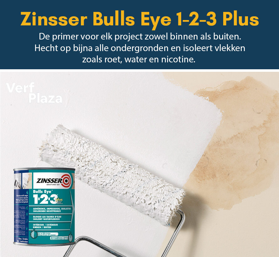 Zinsser Bulls Eye 1-2-3 Plus kopen? - Verfplaza